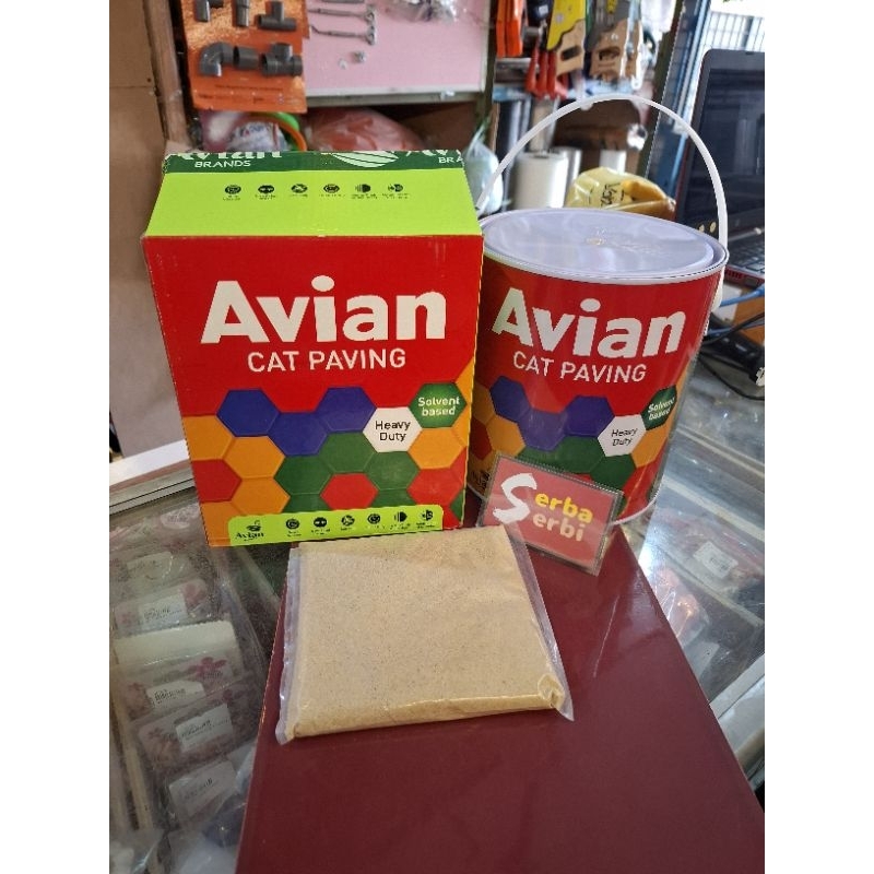 Jual (5KG PAVING AVIAN) Cat paint solvent lapangan beton aspal | Shopee ...