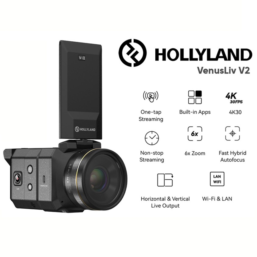 Jual Hollyland Venusliv V2 4K Live Streaming Camera Venusliv V 2 Live Stream Cam Garansi Resmi ...