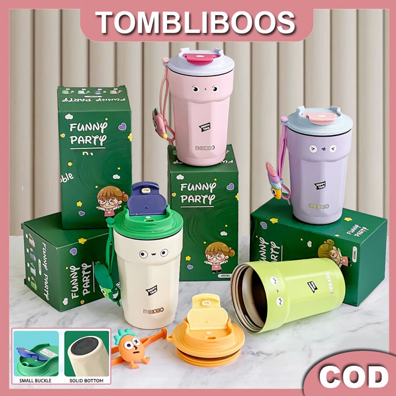 Jual 450ML Termos Tumbler botol teh Botol minum aesthetic Termos ...