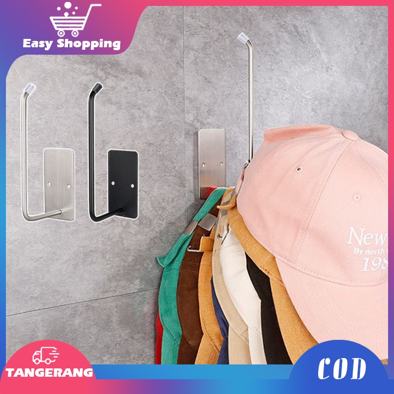 Jual Cantolan Topi Dinding Stainless Gantungan Topi Dinding Tempel ...