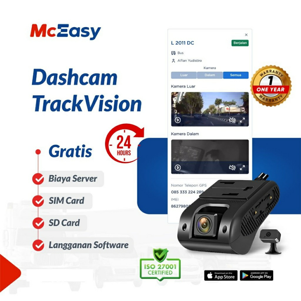 Jual GPS Daschcam Standard ISO - McEasy Dashcam plus GPS Basic (Dual Kamera Mobil) | Shopee ...
