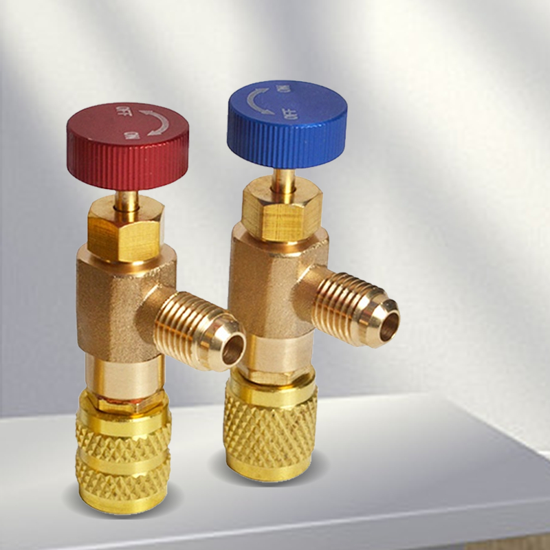 Jual Control Valve AC Kran Manifold R410 R22 Kran Freon Adaptor Nepel ...