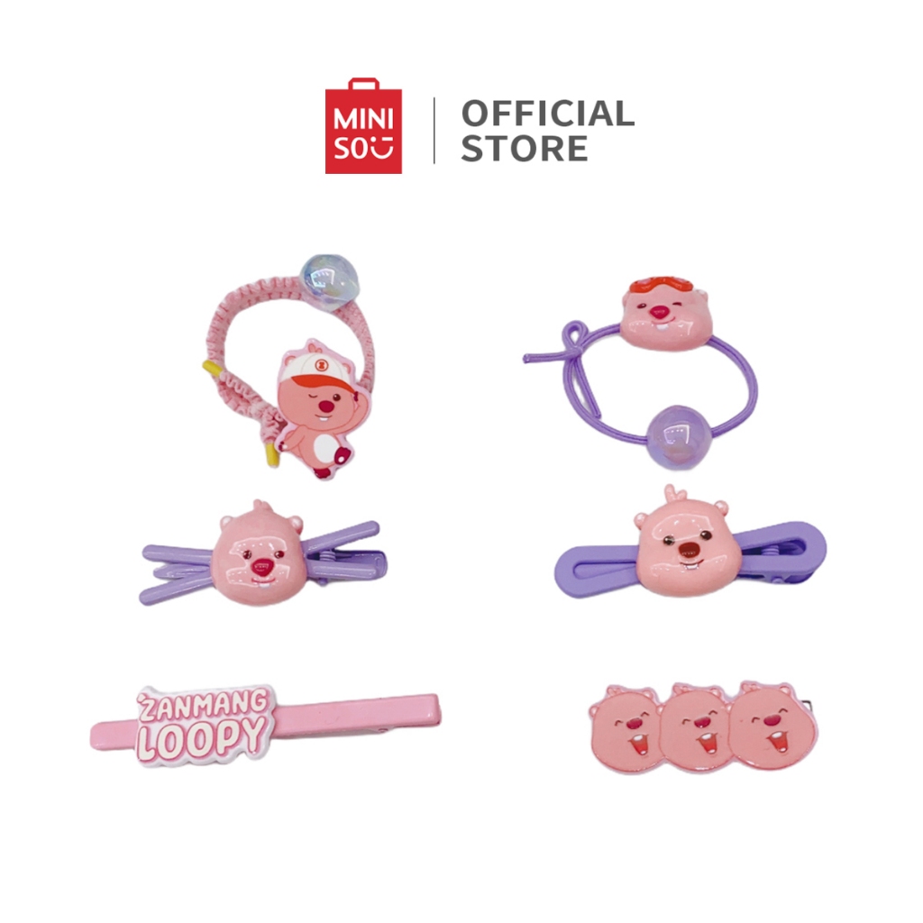 Jual Miniso x Zanmang Loopy Collection Ikat Rambut Hair Clip Hair Tie ...