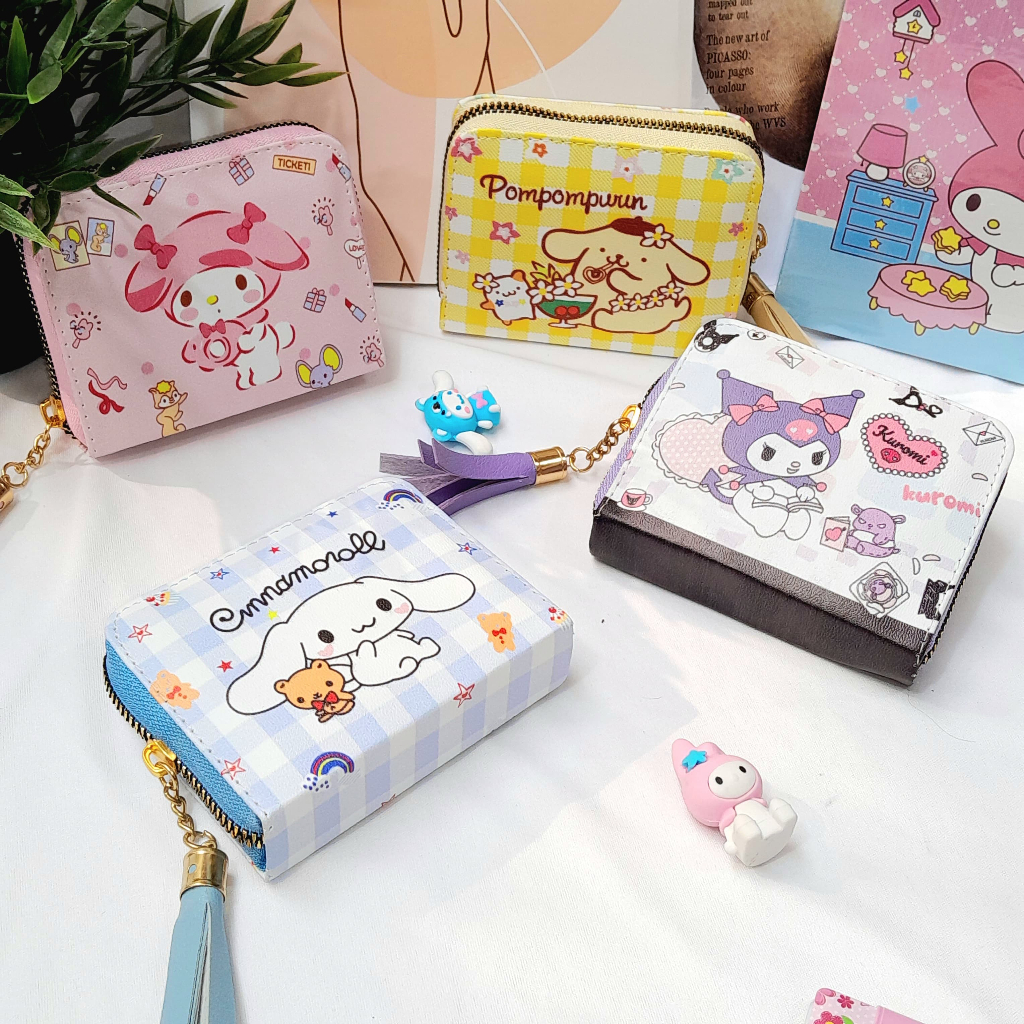 Jual Dompet Lipat SANRIO Bahan Kanvas Model Sleting Ready Banyak ... Jual Dompet Lipat SANRIO Bahan Kanvas Model Sleting Ready Banyak ...