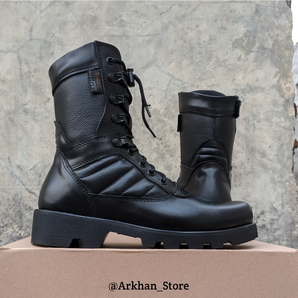 Jual Sepatu PDL TNI Polri Kulit Asli Original Caanggo Militery Tactical ...