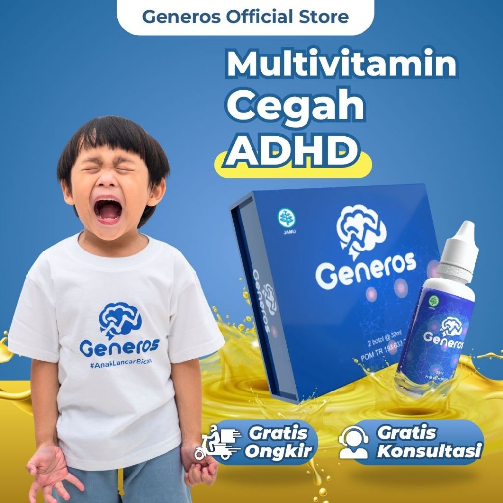 Jual Generos Official Store 1 Box - Mencegah dan Mengatasi ADHD Pada ...