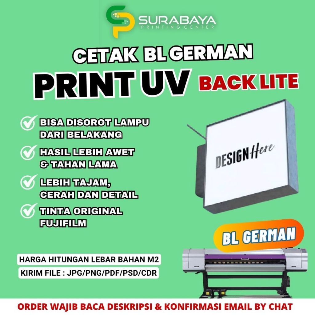 Jual [BACKLITE BL GERMAN] CETAK BANNER BACKLITE BAHAN BL GERMAN / BAHAN ...