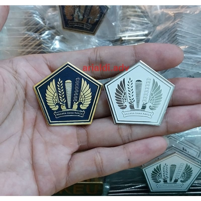 Jual pin logo kemenkeu magnet pin kemenkeu ukuran 4 cm magnet | Shopee ...