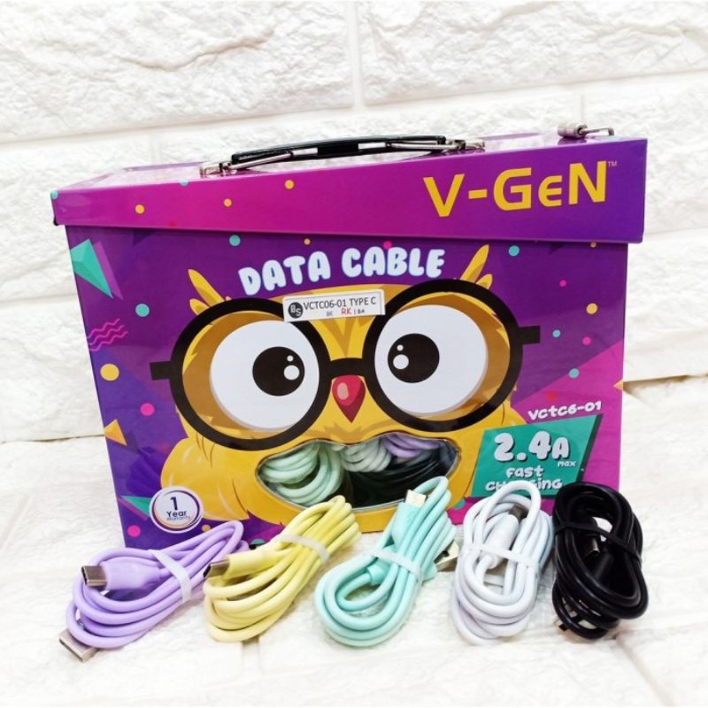 Jual Kabel Data Type C V-GEN VCTCG-01 2.4A FAST CHARGING Kabel Tipe C ...