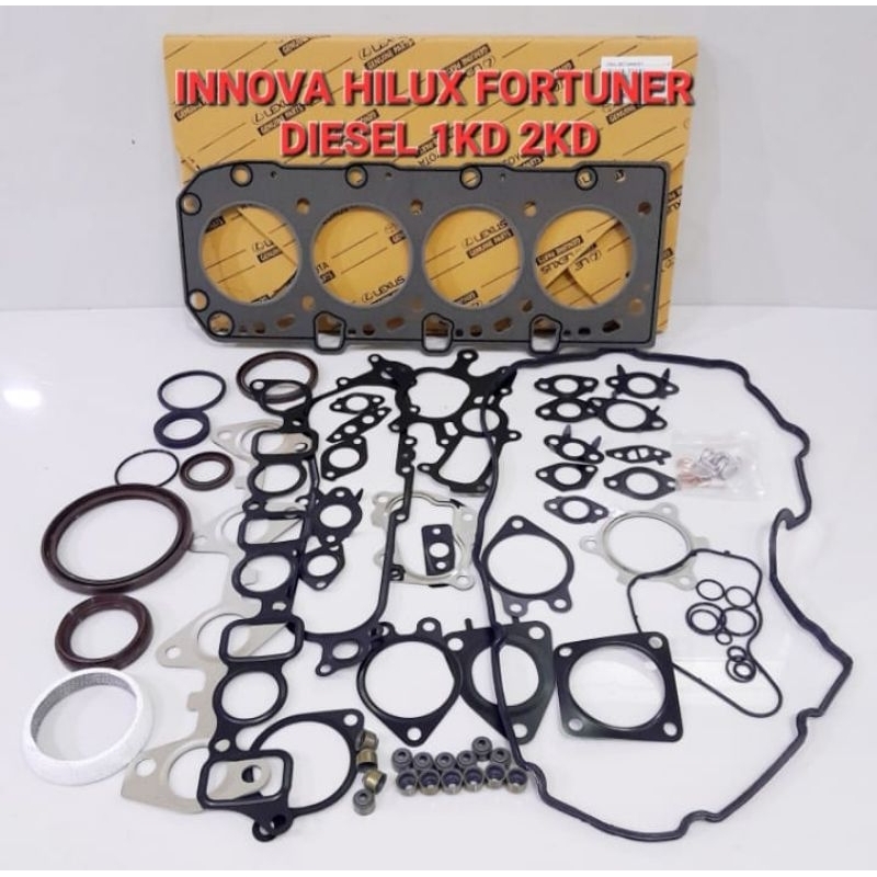 Jual PACKING FULL SET PACKING SET TOYOTA INNOVA HILUX FORTUNER 2.5 ...