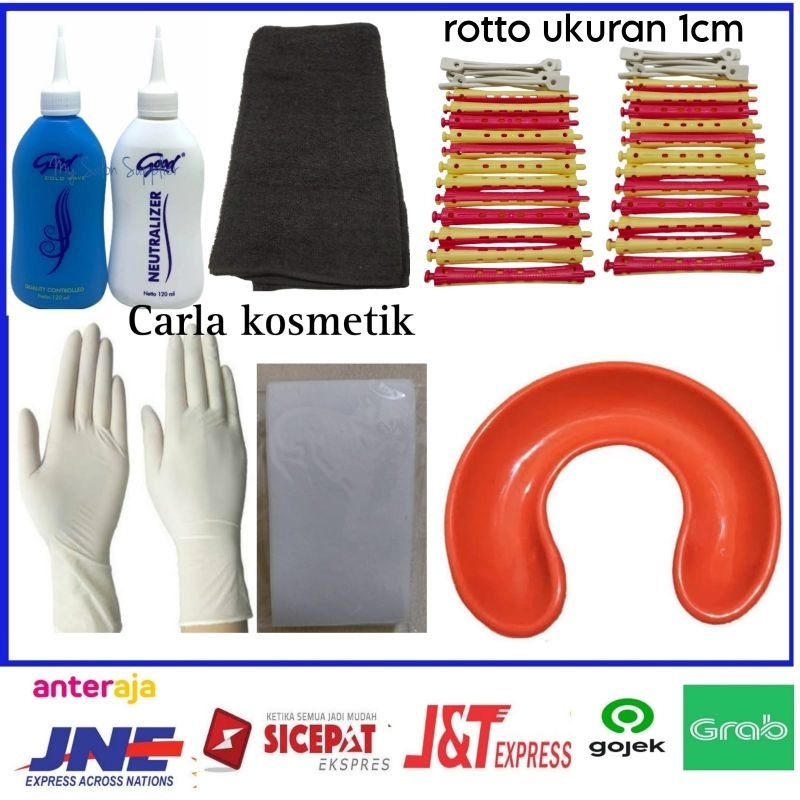 Jual 1set lengkap alat keriting rambut, obat keriting rambut good ...