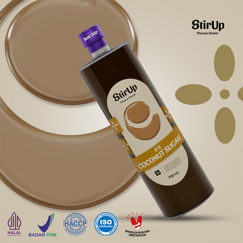 Jual StirUp It’s Coconut Sugar - Gourmet Syrup Rasa Gula Kelapa - Glass ...