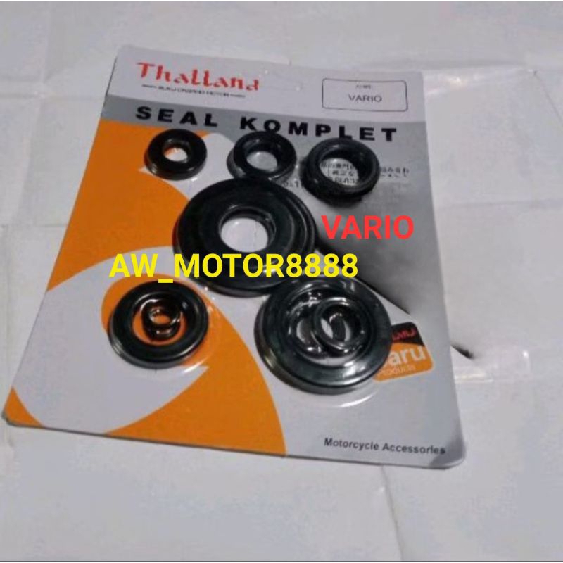 Jual SEAL SIL MESIN KOMPLIT SET VARIO / VARIO KARBU / VARIO LAMA SEAL SIL KIT MESIN KOMPLIT SET ...