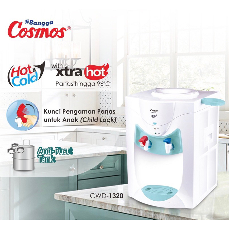 Jual Water Dispenser Air Galon COSMOS CWD-1320 Hot & Cold | Shopee ...