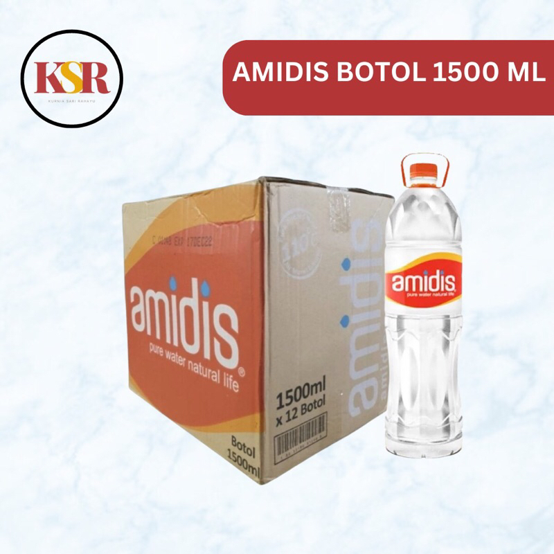 Jual [KSR] AMIDIS Botol 1500ml Dus - 12 x 1500ML [ Khusus Bandung ...
