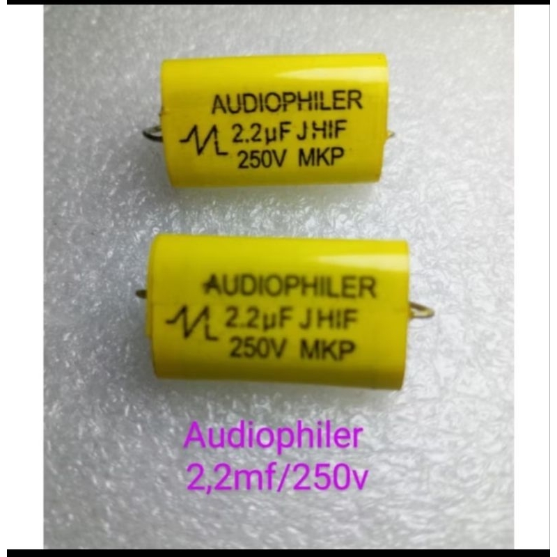 Jual kapasitor Audiophiler 2,2mf/250v | Shopee Indonesia
