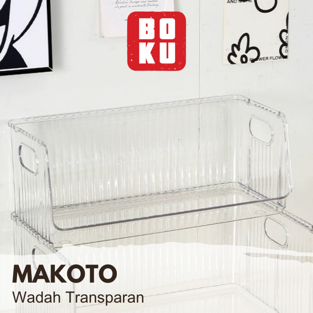 Jual |BOKU| MAKOTO Rak Meja Skincare Acrylic Organizer Kosmetik ...