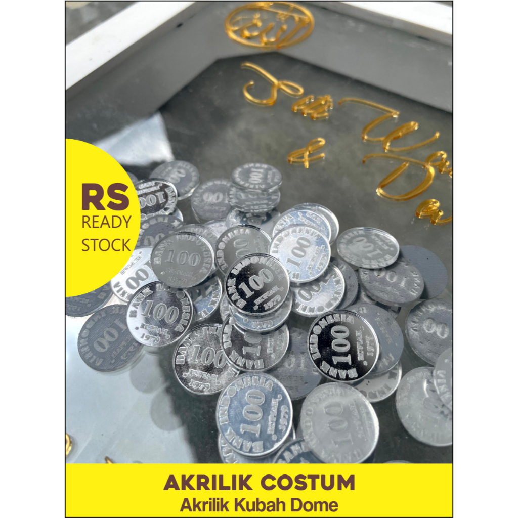 Jual Replika Koin Kuno (Akrilik Silver) | Shopee Indonesia