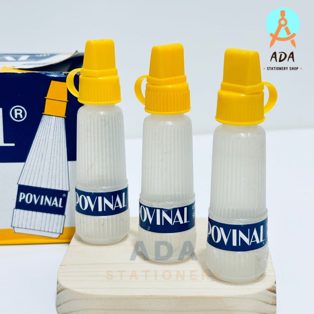 Jual (1pc) LEM POVINAL 111/ 22ml/ lem kertas cair | Shopee Indonesia
