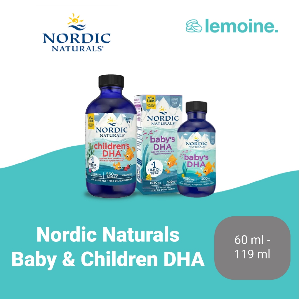 Jual Nordic Naturals Baby dan Children DHA 60 119ml Suplemen Vitamin ...