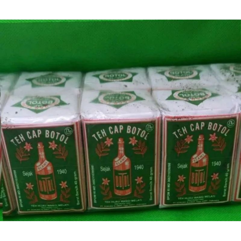Jual Teh Bubuk Cap Botol 1 pack (40gr x 10pcs) | Shopee Indonesia