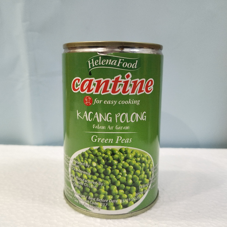 Jual Kacang Polong Kemasan Kaleng 397 g / Green Peas / Cantine / Helena ...