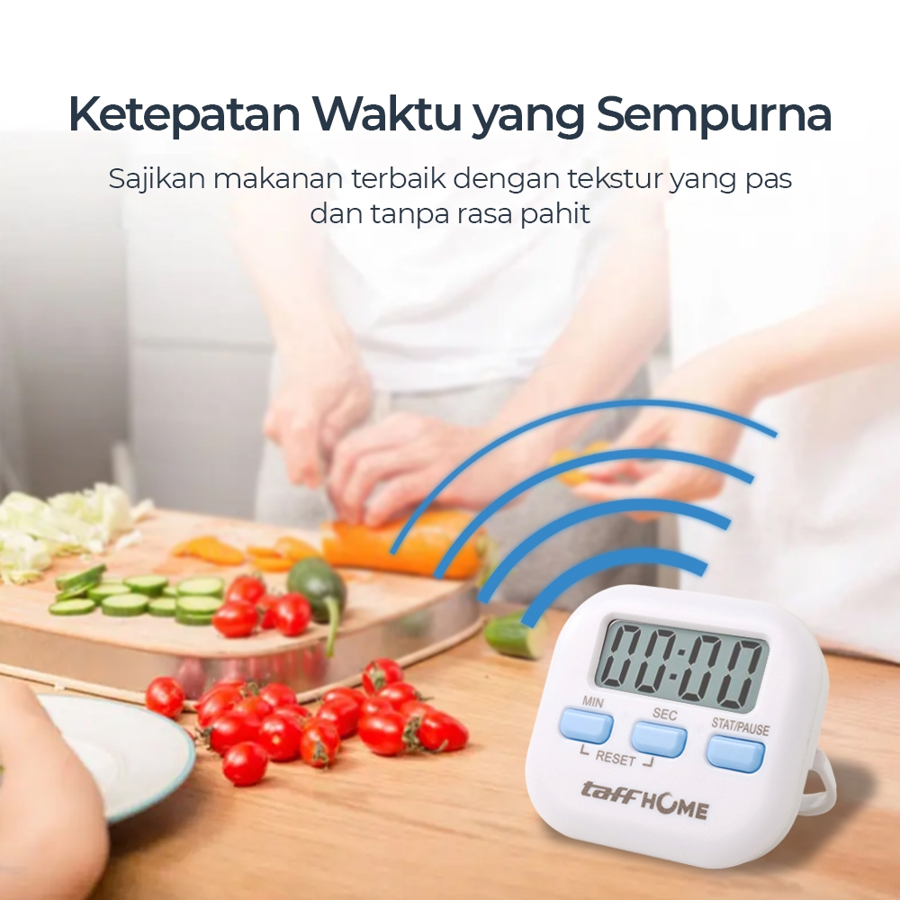 Jual TaffHOME Timer Masak Dapur Magnetic Stopwatch Kitchen Timer - JS ...