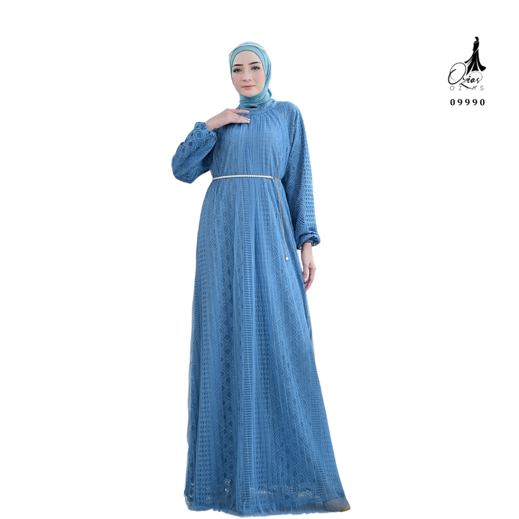 Jual Ozias - Gamis Brokat Baliya 09990 LD 105 I Gamis Kondangan Muslimah I Gamis Wisuda Cantik ...