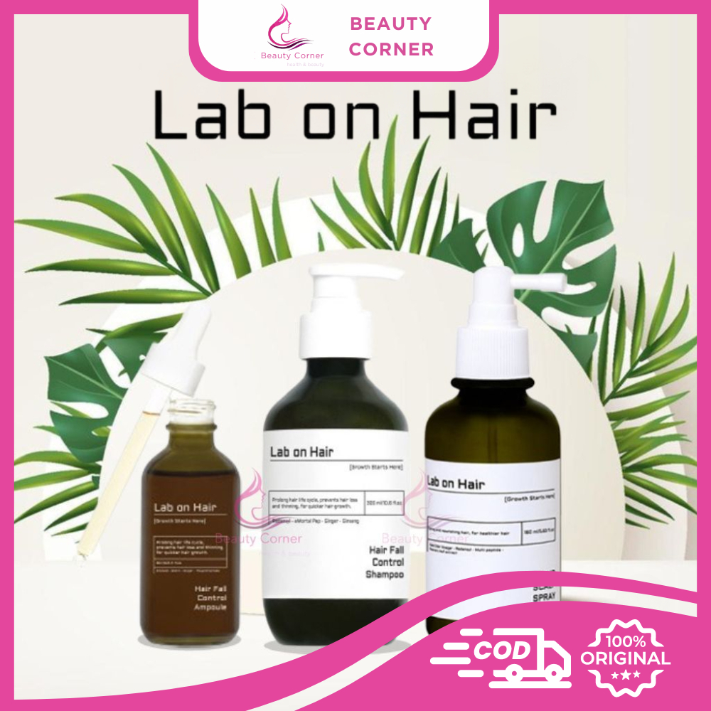 Jual Lab On Hair Anti Hair Fall Series | Shampoo | Scalp Spray ...