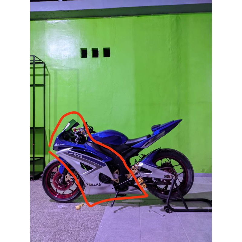 Jual body model r6 old bagian depan dan saping saja pnp r15v2 | Shopee ...