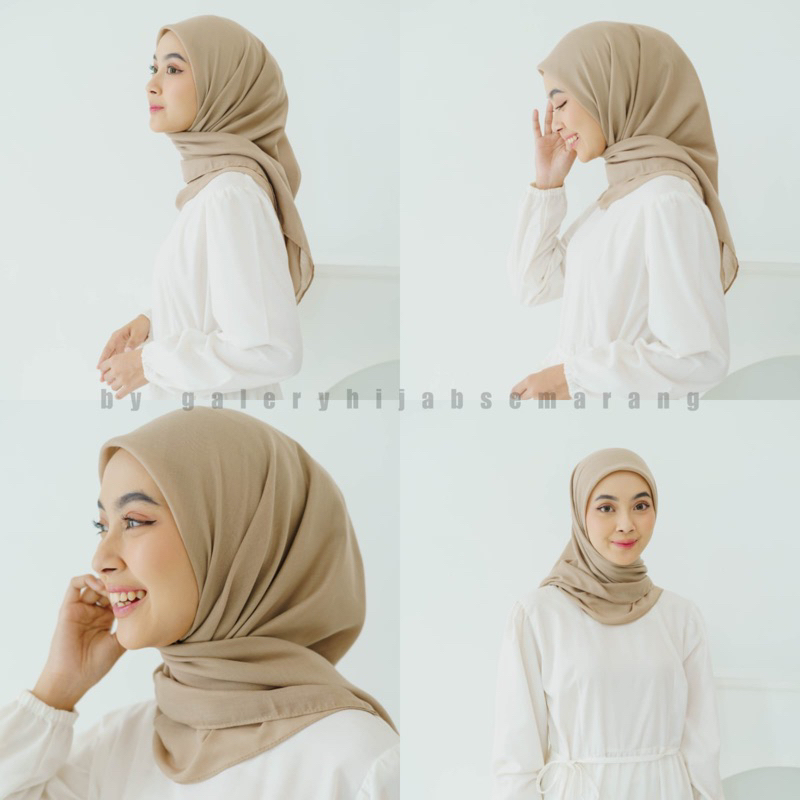 Jual 40 WARNA SEGIEMPAT PARIS PREMIUM SQUARE HIJAB ANTI LETOY COTTON VOAL Paris Premium Voal ...