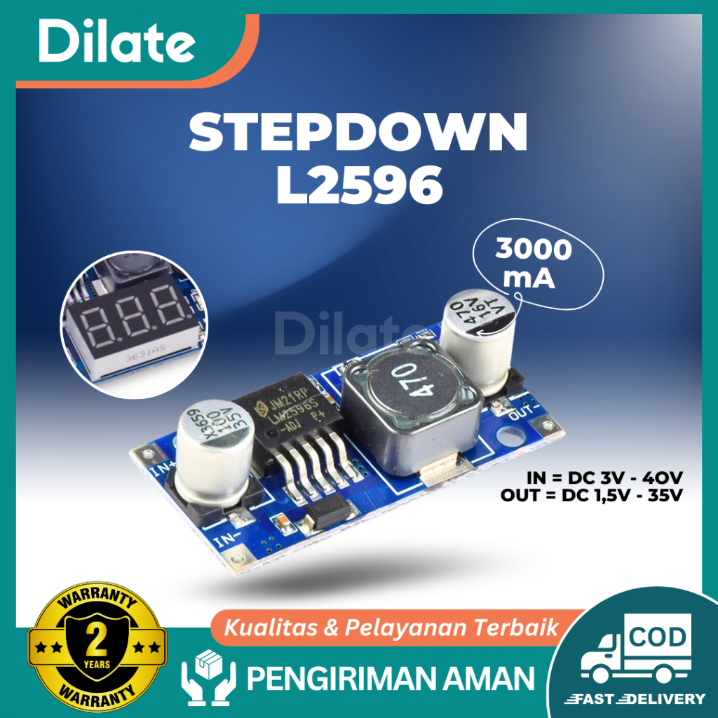 Jual LM2596 Module DC - DC step down | Shopee Indonesia