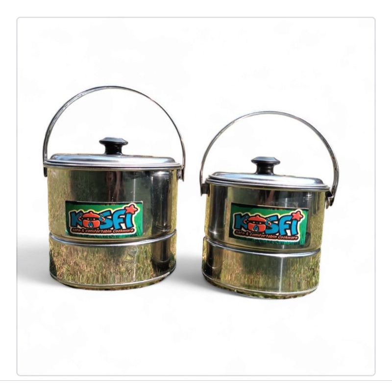 Jual RANTANG Camping Steamer BESAR, Nesting Camping plus steamer, Panci ...