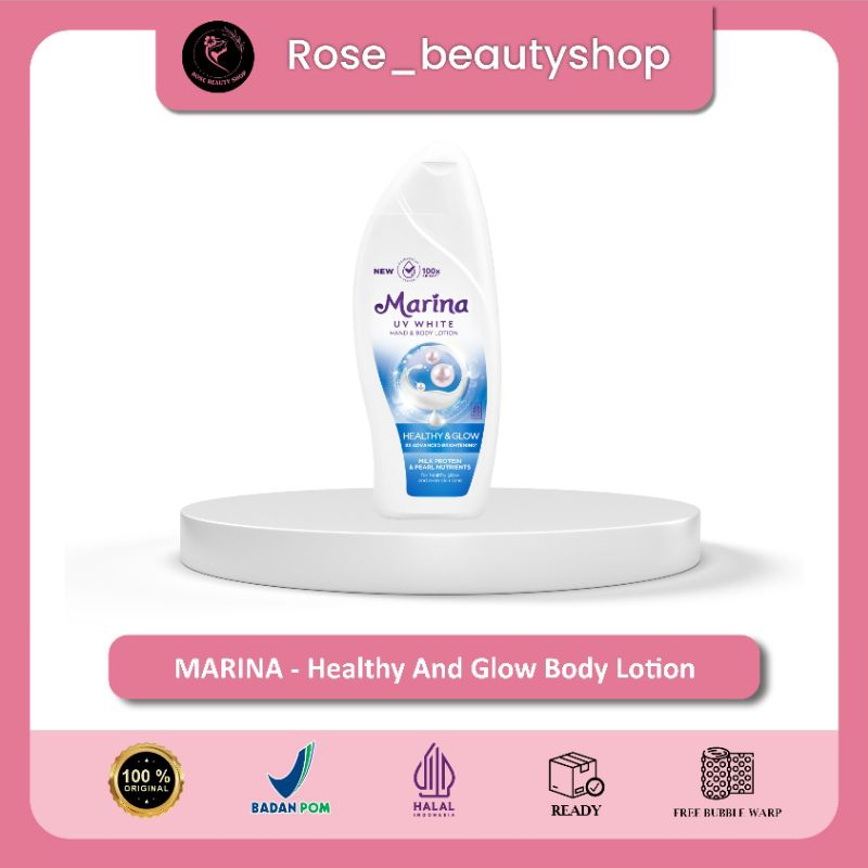 Jual MARINA Healthy And Glow - Marina UV Hand & Body Lotion - Marina ...