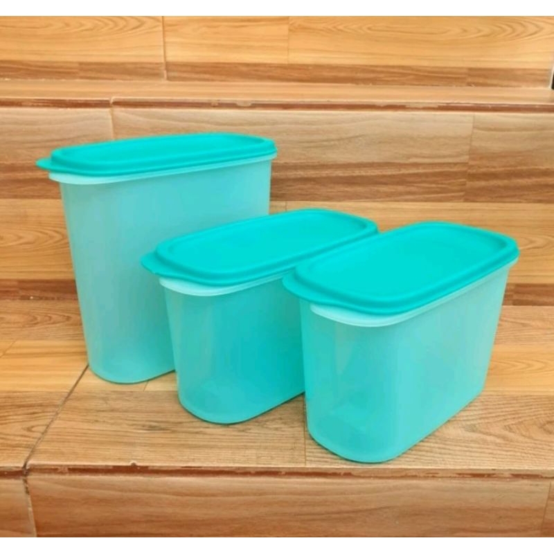 Jual Tupperware Paket 3pcs Smart Saver Oval Toples | Shopee Indonesia
