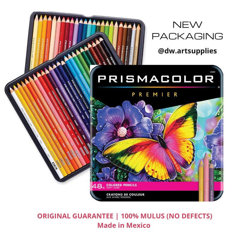 Jual Prismacolor Premier 48 Colors NEW COVER 100% MULUS Pensil Warna ORIGINAL | Shopee Indonesia