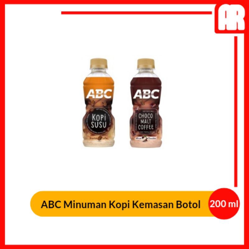 Jual ABC Minuman Kopi Kemasan Botol 200ml | AR Ostore | Shopee Indonesia