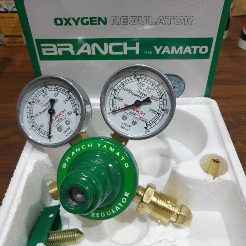 Jual regulator oxygen branch tipe yamato | Shopee Indonesia