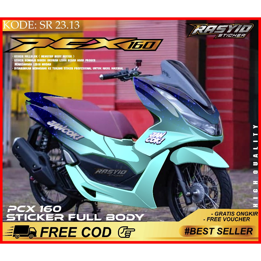 Jual Stiker Decal Full Body Honda PCX 160 2021 2022 2023 2024 Decal ...