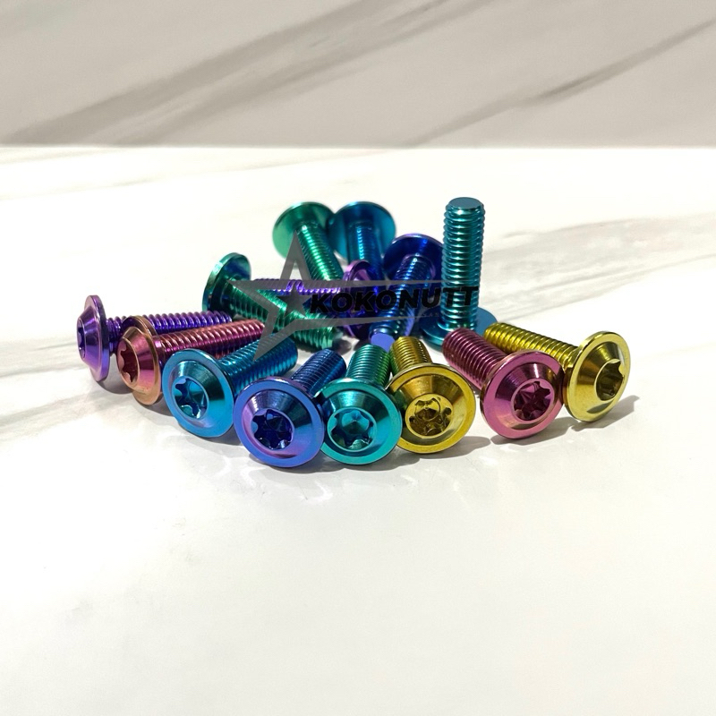 Jual Baut disc cakram titanium M8x20mm dan M8x25mm original vietnam ...