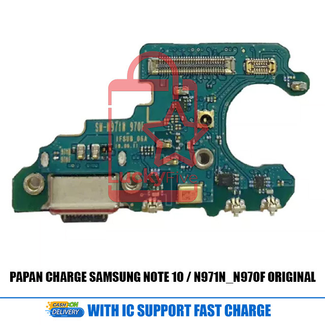 Jual KONEKTOR SAMSUNG NOTE 10 N970F PAPAN MIC BOARD SIGNAL CHARGER NEW ...