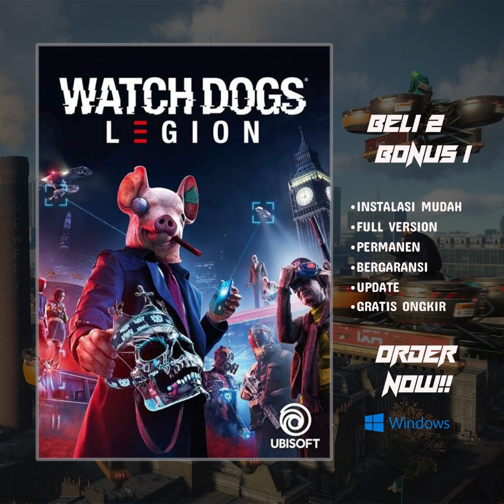Jual Watch Dogs Legion | GAME PC - LAPTOP | Shopee Indonesia