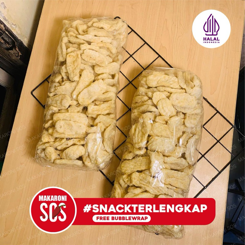 Jual Krupuk Lidah Tengiri Toping Boci 1 Pak Isi +-150pcs Lidah Cuanki ...