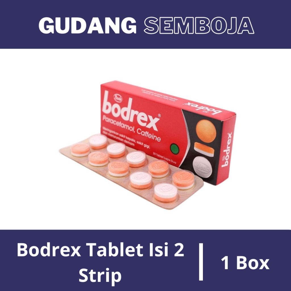 Jual Bodrex Box Isi 2 Strip / Obat Pusing Nyeri | Shopee Indonesia