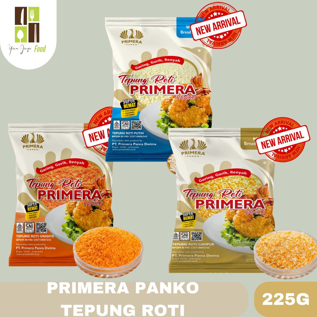 Jual Primera Panko Tepung Roti / Bread Crumbs / Tepung Panir Mix ...