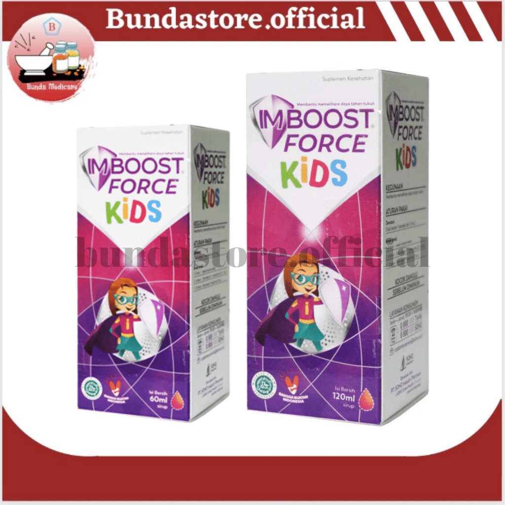 Jual Imboost Kids FORCE - Sirup (Botol 60ml / 120ml) Multivitamin Anak ...