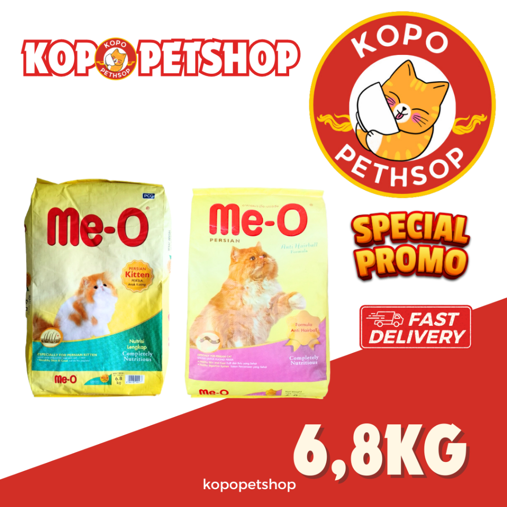 Jual MEO persian 6.8kg adult & kitten makanan kucing persia MEO ...