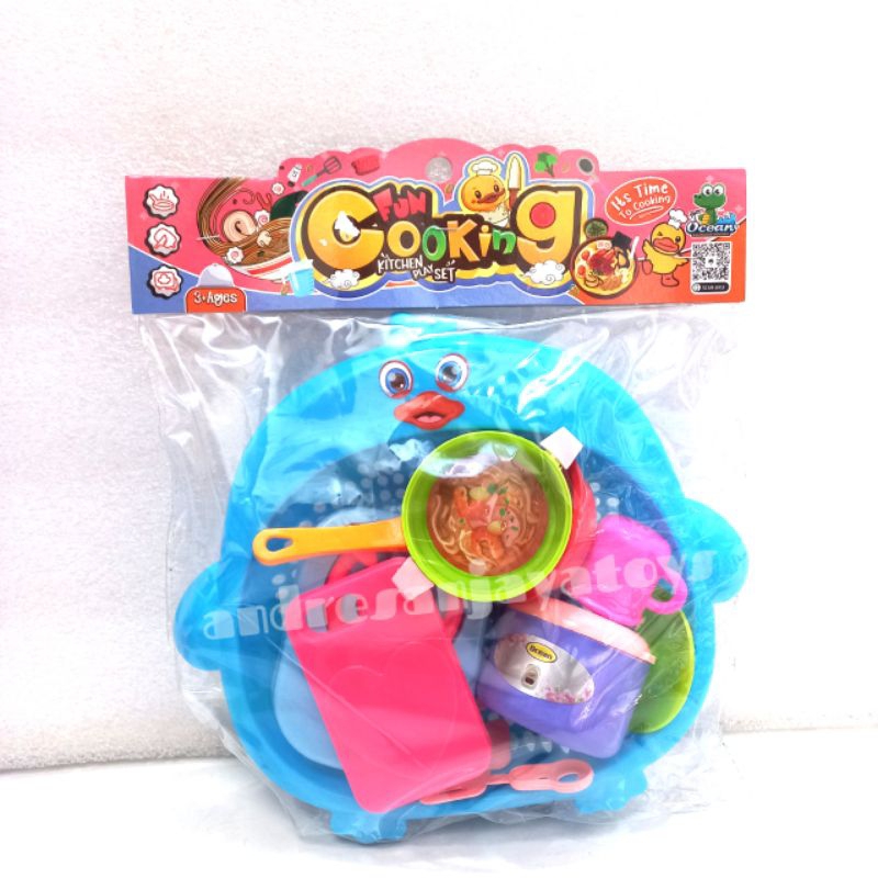Jual Mainan Masak Masakan Anak Cooking Kitchen Play Set no OCT 2152 ...
