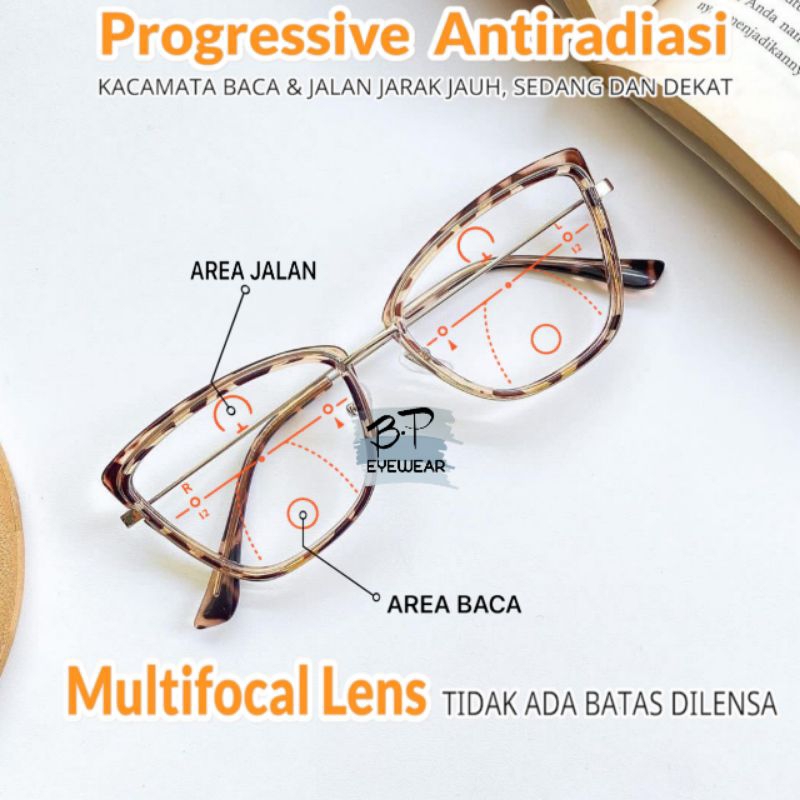 Jual Kacamata Baca Progresif Antiradiasi Cat eye | Frame Kacamata Baca ...