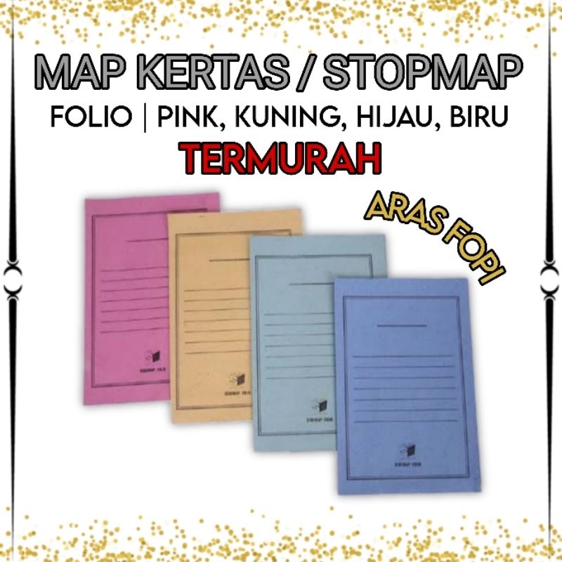 Jual [READY] STOPMAP MAP KERTAS STOP MAP FOLIO DOKUMEN TERMURAH ...